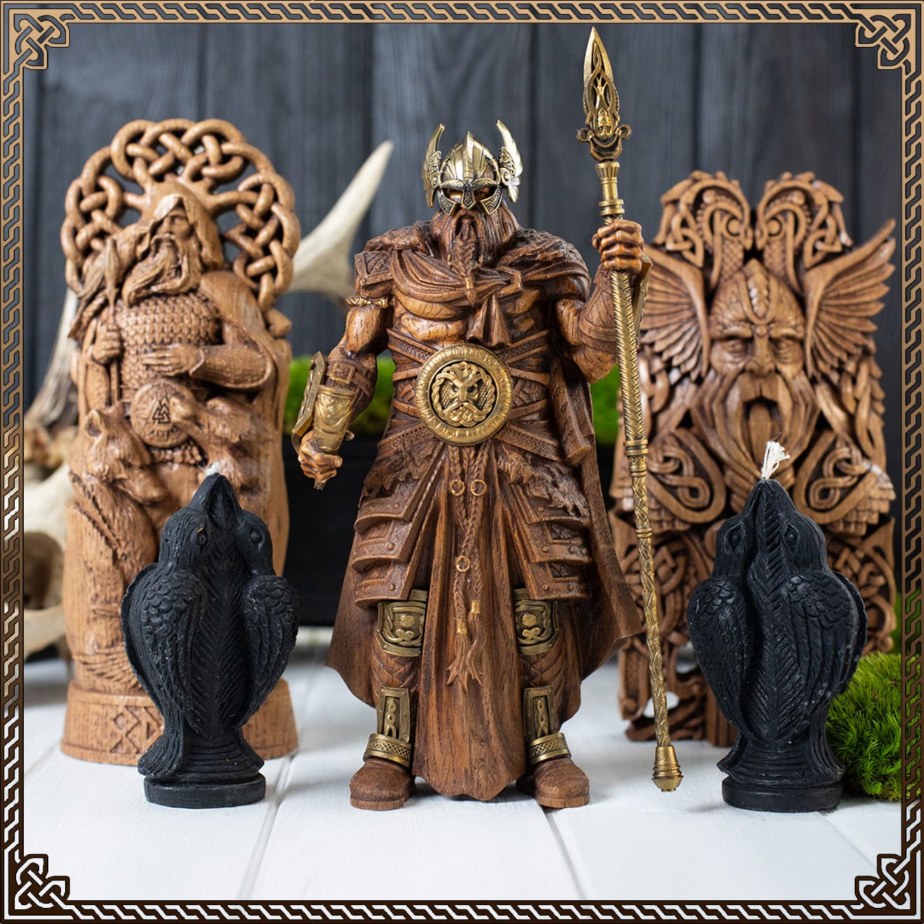 Wooden God Statues | Pagan Deity Figures from Many Pantheons – Blagowood