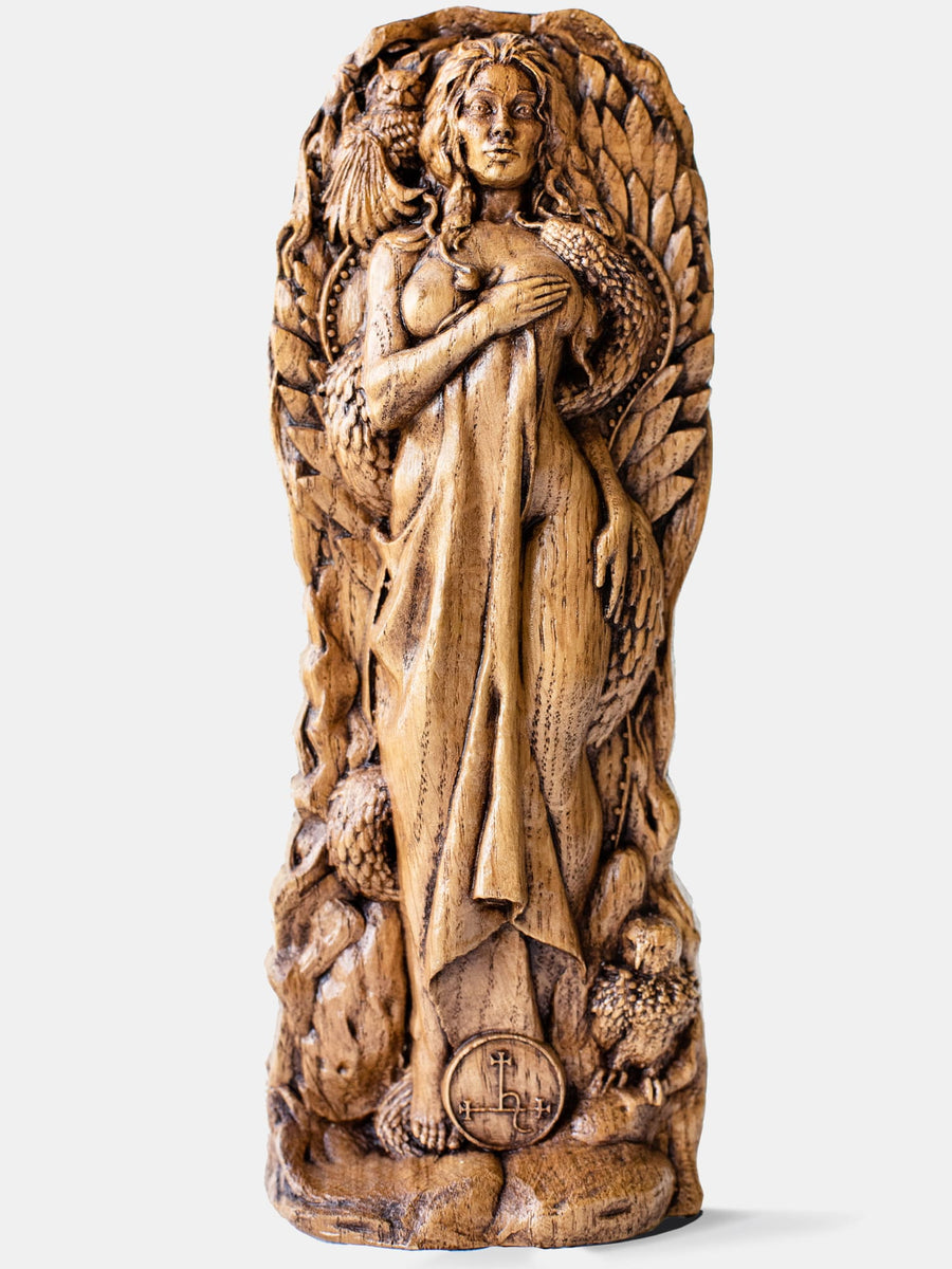 Lilith Statue for Rituals | Altars of Lilith & Figurines | Blagowood