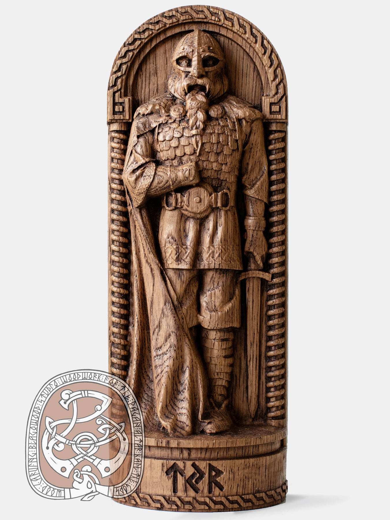 Tyr, Norse God, Wooden statue, for Pagan Altar kit – Blagowood